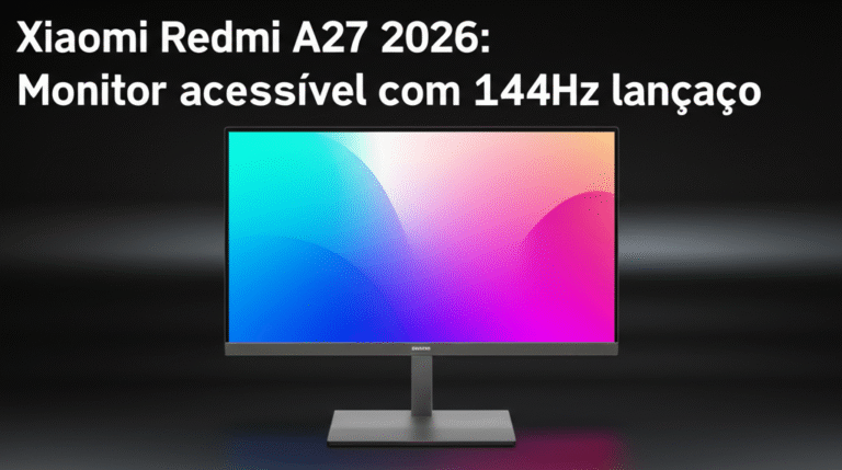 Xiaomi Redmi A27 2026: Monitor acessível com 144Hz lançado - Mundo Mi