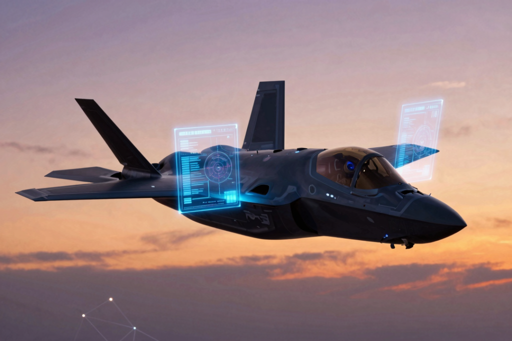 IA no F-35: Lockheed Testa Suporte Tático em Combate Aéreo - Mundo Mi